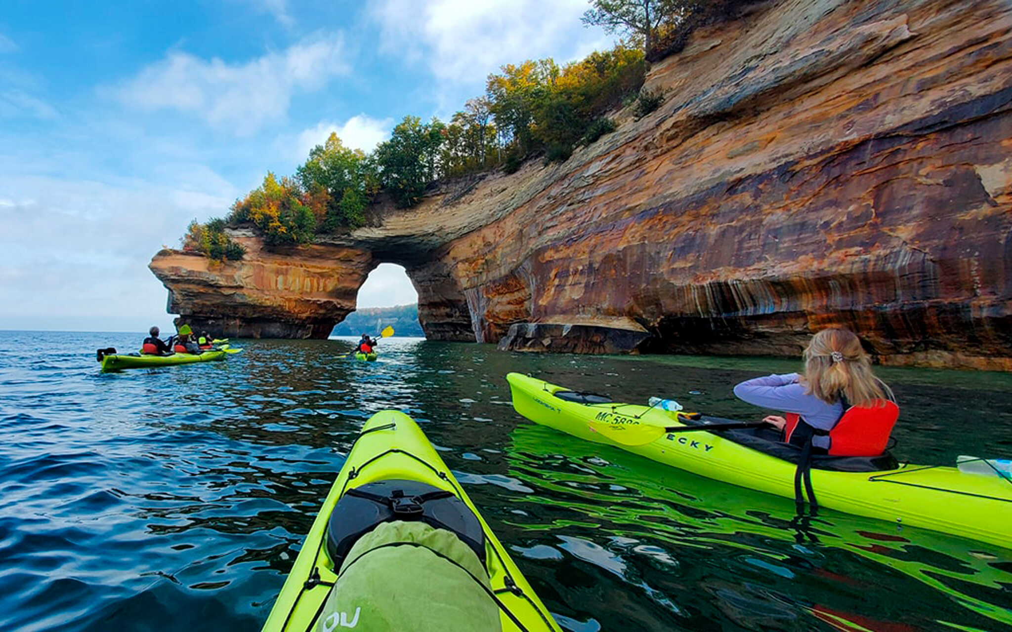 Pictured Rocks Kayaking | The Only Tour With A Boat In Munising, Michigan