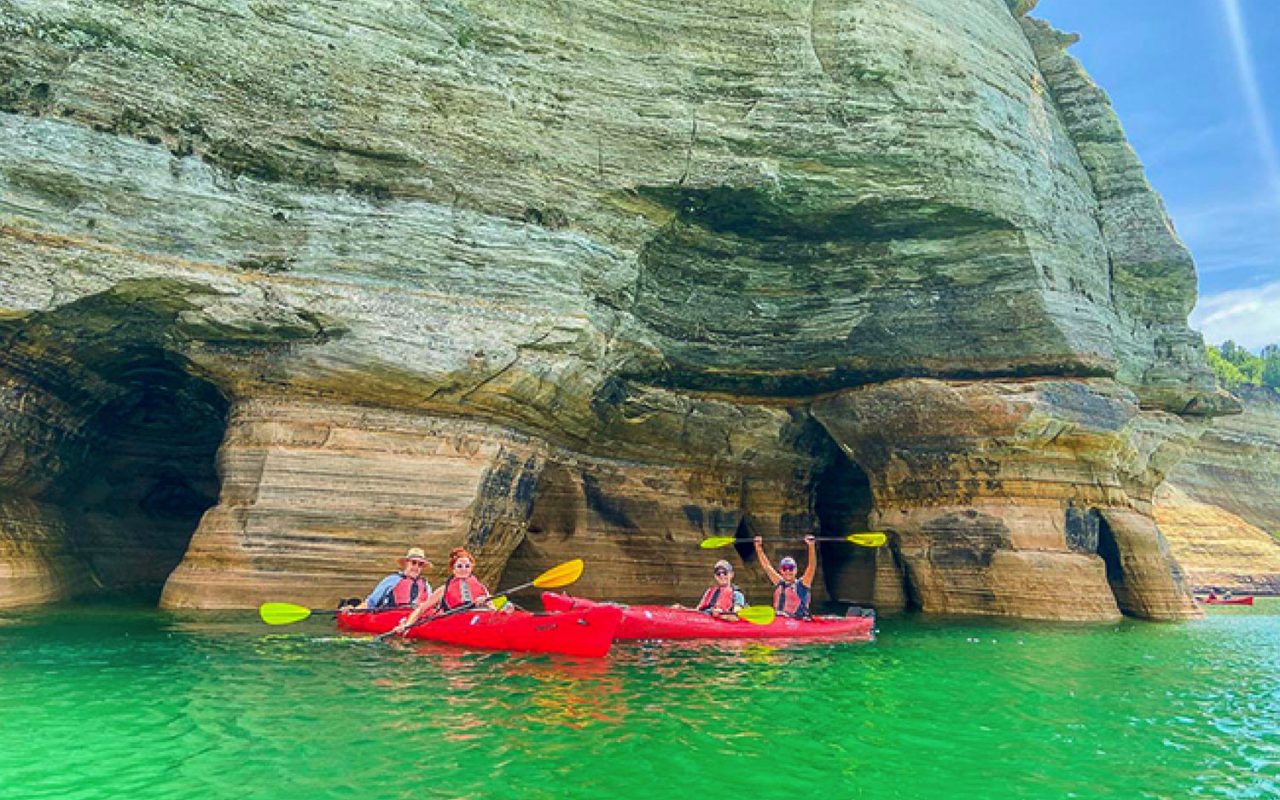 Pictured Rocks Kayaking | The Only Tour With A Boat In Munising, Michigan